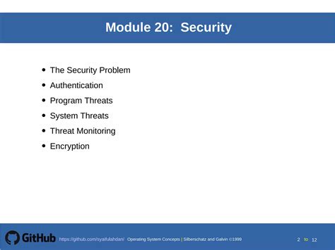 Operating System Ch Security PPT Operating System Ch Security PPT