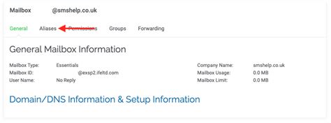 How To Add An Alias Knowledgebase SMS