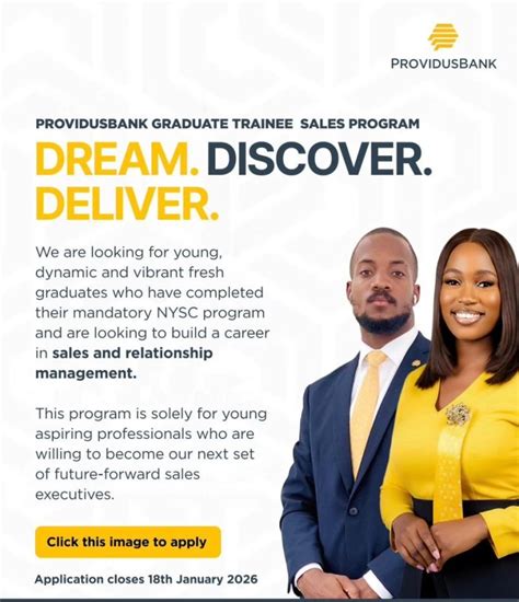 Nationwide Career Opportunities At Providus Bank Yeshubng