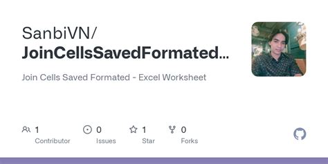 Github Sanbivnjoincellssavedformatedexcelworksheet Join Cells