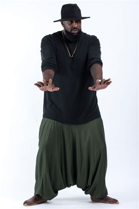 Plus Size Solid Color Drop Crotch Mens Harem Pants In Dark Green