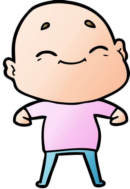570 Smiling Bald Man Drawings Ilustrações Gráficos Vetoriais E Arte