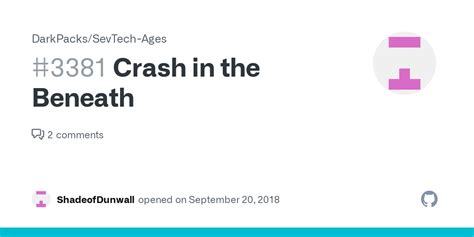 Crash In The Beneath Issue Darkpacks Sevtech Ages Github