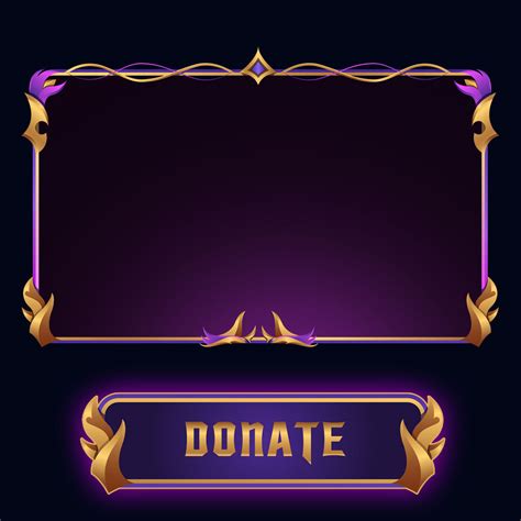 Royal Fantasy Stream Overlay Pack For Twitch And Youtube In Purple