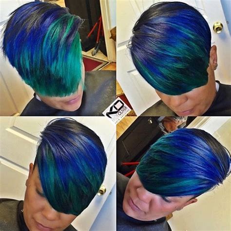 Voice Of Hair™ On Instagram “stylist Feature In Love With This Mermaid Pixie ️ St… Cute