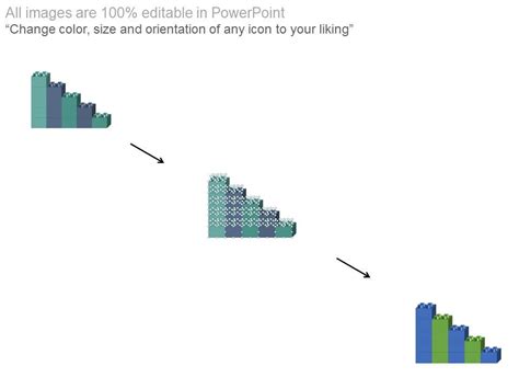 Bar Graph Of Lego Blocks For Data Analysis Powerpoint Slides