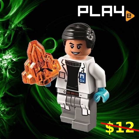 Lego Jurassic World Dr Wu Figure 002004 Brand New Hobbies And Toys