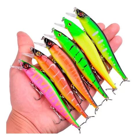 5 Isca Artificial Para Tucunaré Robalo Traira Dourado Pesca Mercadolivre