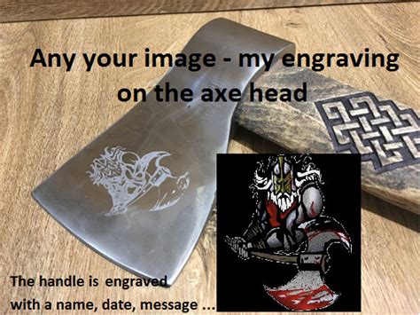 Custom Axe Customized Axe Etched Axe Head Personalized Axe Etsy