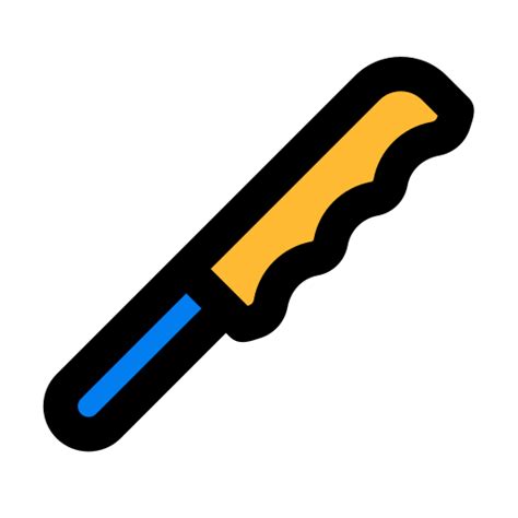 Bread Knife Generic Outline Color Icon