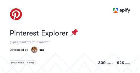 Pinterest Explorer 📌 Mcp Server · Apify