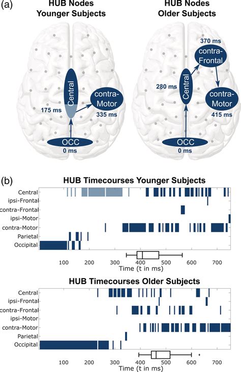 Hub Nodes Timepoints Of First Occurrences Of Hub Nodes A And