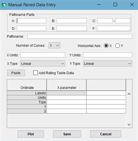 Manual Data Entry