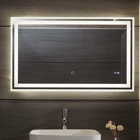 Oglinda Baie Cu Iluminare Led Functie Dezaburire Touch Lumina