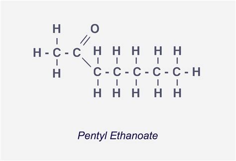 Structural Formula Of Pentyl Ethanoate