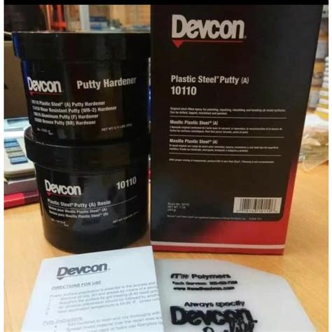 Jual Devcon A Epoxy Plastik Steel Type 10110 454 Gr Shopee Indonesia