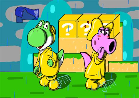 Yoshi And Birdo Shiny Touch By Furodetan