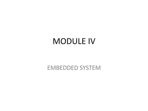 Module Iv Embedded 1 Pptx