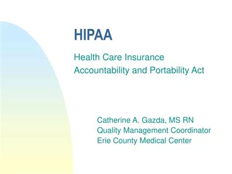 Ppt Hipaa Powerpoint Presentation Free Download Id1381370