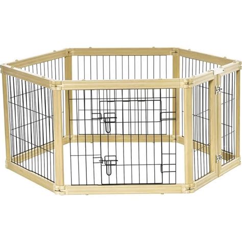 Parc Enclos Modulable Parc À Chiot Pliable Pour Animaux 6 Panneaux Avec