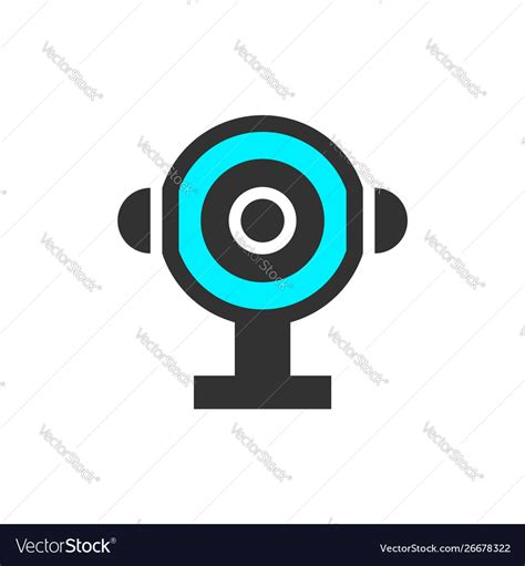 Video Surveillance Web Camera Royalty Free Vector Image