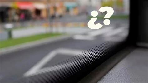 Frit Band Para qué sirven los puntos negros del parabrisas de tu auto