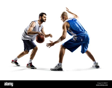 Basketball Players In Action