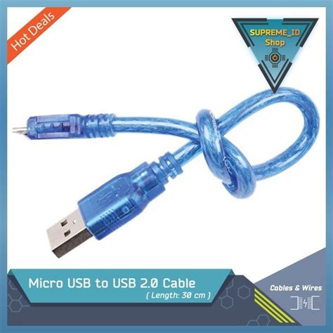 Jual Micro Usb To Usb 20 Cable Kabel Microcontroller Shopee Indonesia