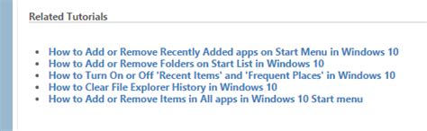 Unable To Customize Start Menu Solved Windows 10 Forums