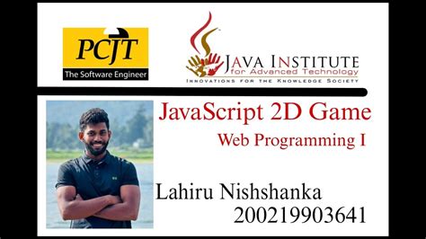 javascript 2d game development java institute lahiru nishshanka