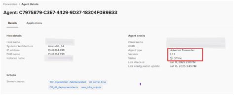 Deployment Client Showing Offline Status On Deployment Server Forwarder