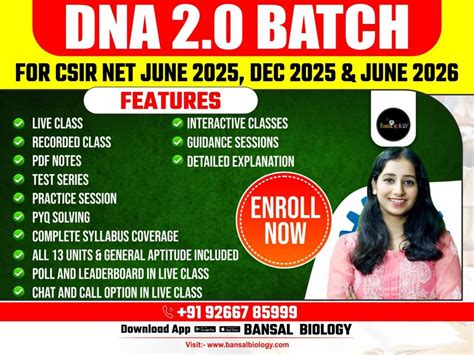 Csir Net Courses Bansal Biology