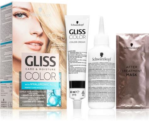 Schwarzkopf Gliss Color перманентната боя за коса цвят 10 0 Ultra Light
