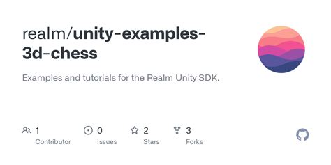 Github Realmunity Examples 3d Chess Examples And Tutorials For The
