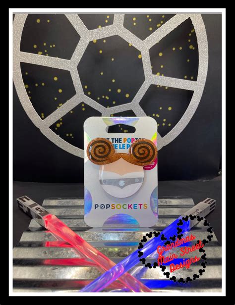 Princess Leia Inspired Disney Popsocket ®phone Gripbadge Etsy