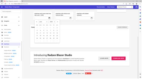 compatibility issues in edge browser radzen blazor components radzen