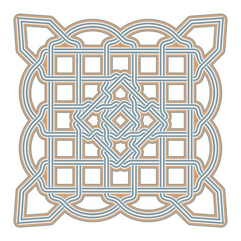 Celtic Pattern Vector Ancient Pagan Scandinavian Sacred Knotwork Symbol Stock Vector