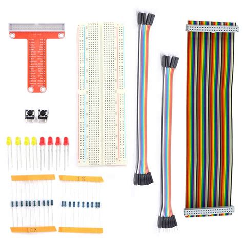 Rasberry Pi 2 Kit 40pin Gpio Cable 40pin Gpio Extension Board 830 Points Breadboard Para Sa