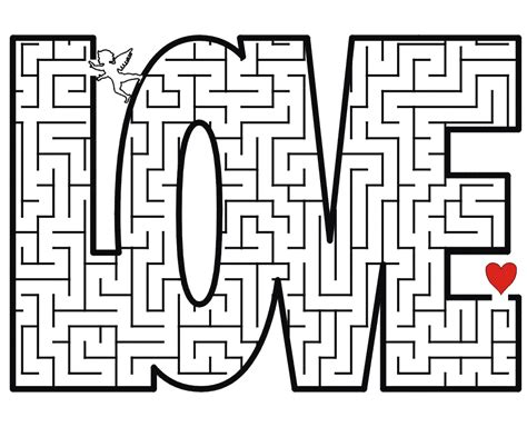 Free Printable Valentine Mazes