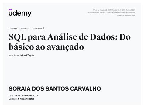 Gostaria De Compartilhar Que Recebi Uma Nova Certificação Sql Para Análise De Dados Básico Ao