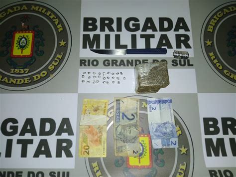Brigada Militar prende homem por tráfico de drogas em Crissiumal