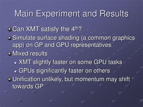 Ppt Xmt Gpu Powerpoint Presentation Free Download Id6606220