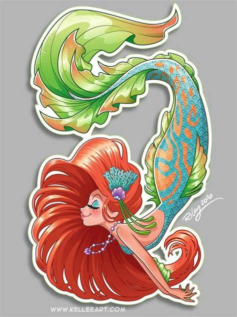 Red Hair Mermaid Mermaid Art Mermaid Artwork Mermaid Pictures