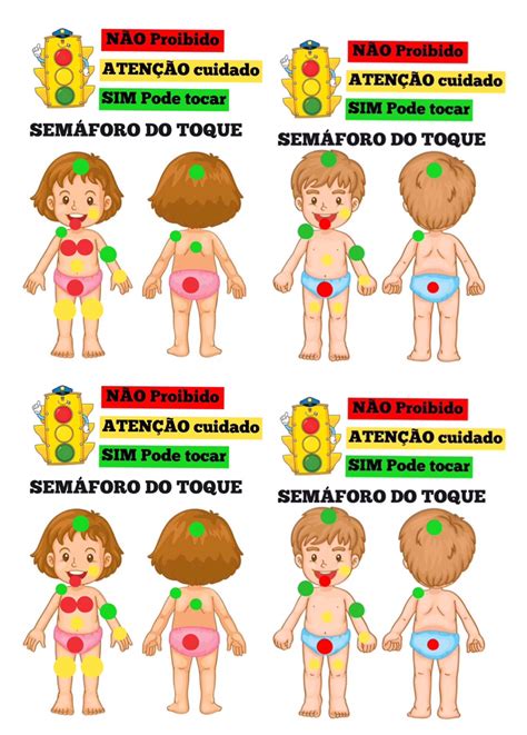 Atividade Semaforo Do Toque Para Imprimir Braincp