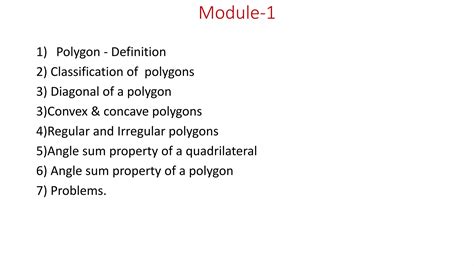 Ppt Understanding Quadrilaterals Module 1 Class Viii Pptx