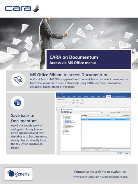 cara for documentum ms office addin pdf