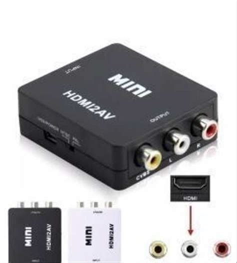 Переходник конвертер с Hdmi на 3 Rca тюльпаны Festima Ru Мониторинг объявлений