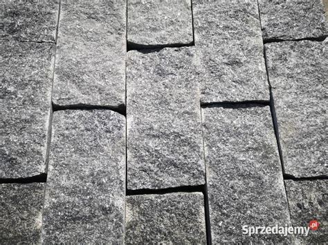 CZARNA kostka brukowa Granitowa na podjazdy ścieżki 20x10x5 Marki