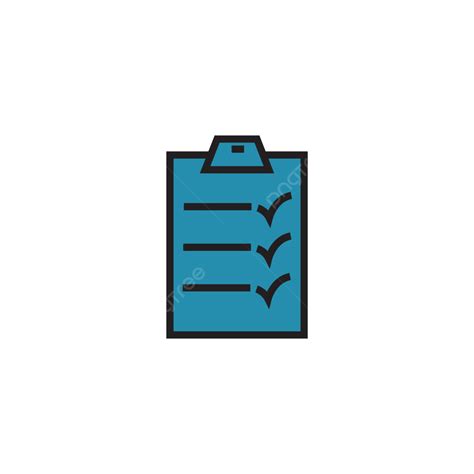 Checklist Design Vector Hd Png Images Checklist Icon Design Template