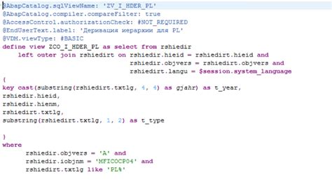 How To Use Bw Infoobject Hierarchy In Abap Cds Vie Sap Community